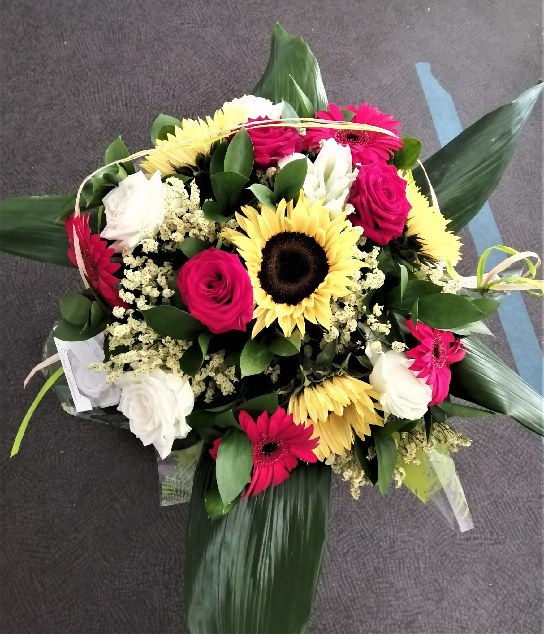 Bouquet de fleurs coupées fraîches - Les Fleurs du Temps