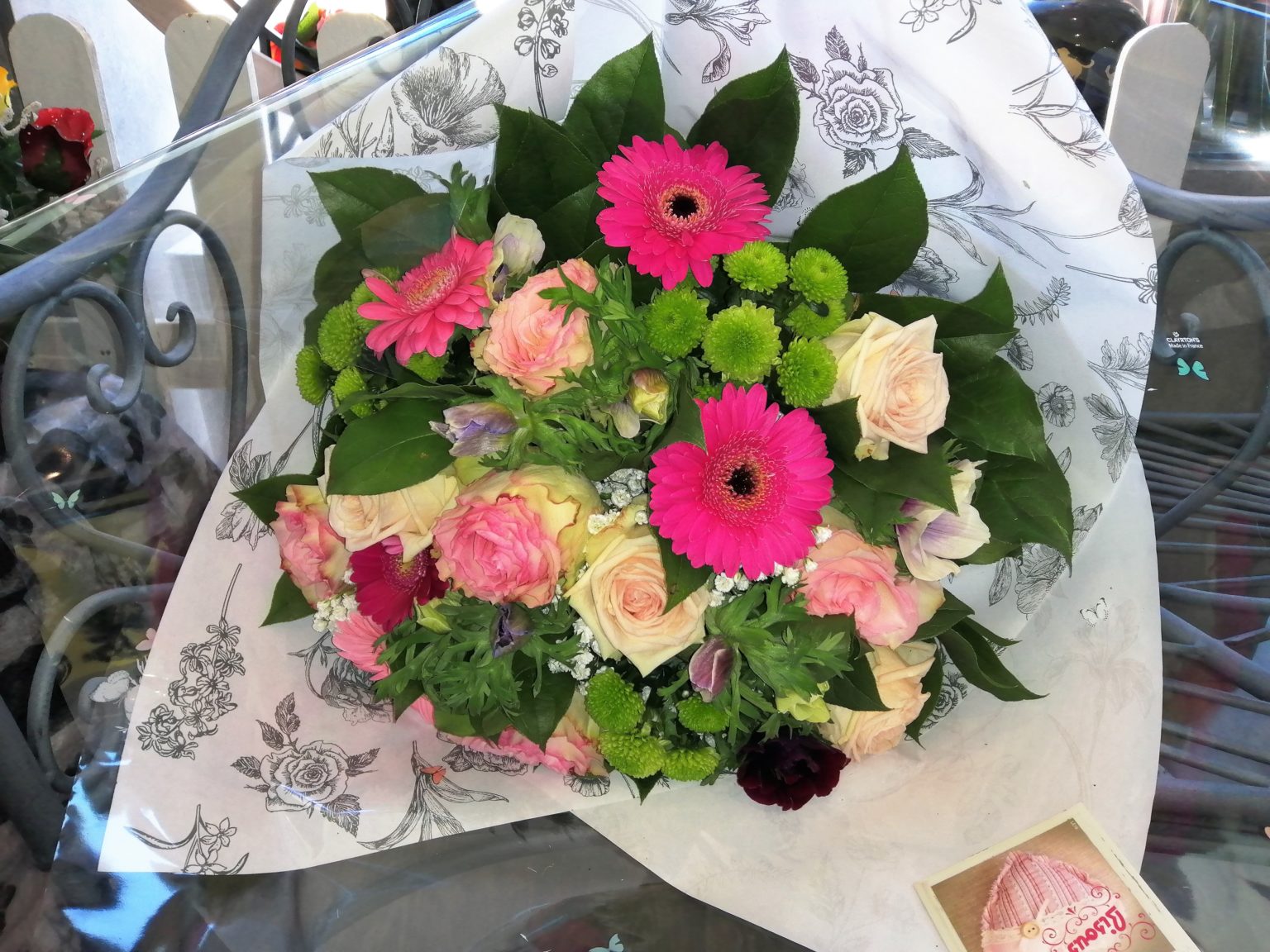 Bouquet de fleurs coupées fraîches - Les Fleurs du Temps